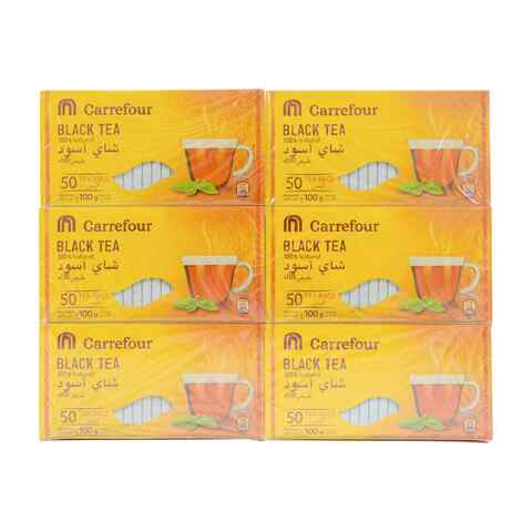 Carrefour 100% Natural Black Teabags 2g Pack of 300 price in UAE ...