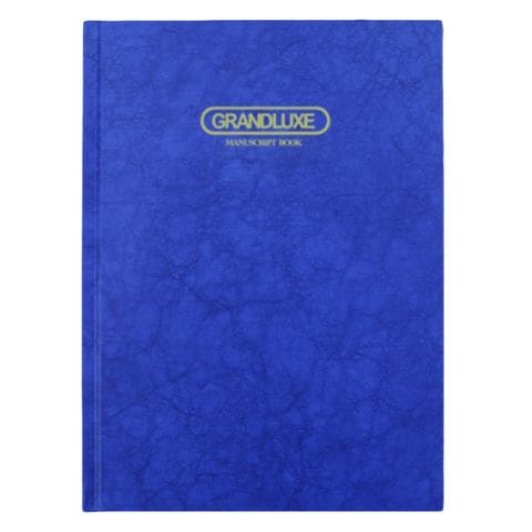 Grandluxe Hard Cover Manuscript Notebook 150 Sheets Blue 9x7inch price ...