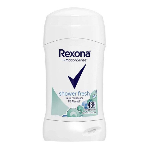 Rexona MotionSense Shower Fresh Anti-Perspirant Stick Clear 40g price ...