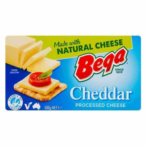 Bega Processed Cheddar Cheese 500g price in Kuwait | Carrefour Kuwait ...