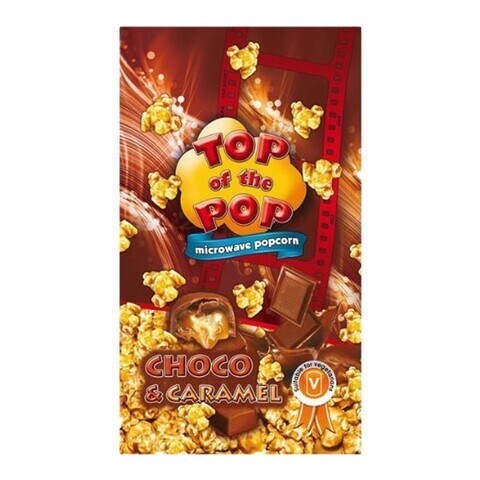 Bright Star Top Of The Pop Choco And Caramel Flavour Microwave Popcorn ...