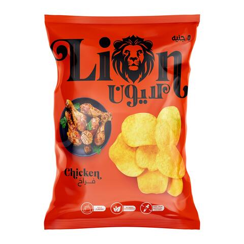 Lion Potato Chips With Chicken - 74 gram price in Egypt | Carrefour ...