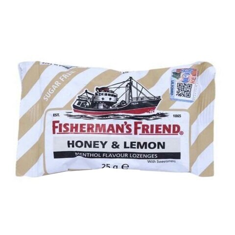 Buy Fisherman's Friend Honey And Lemon Sugar Free Lozenges 25g Online ...