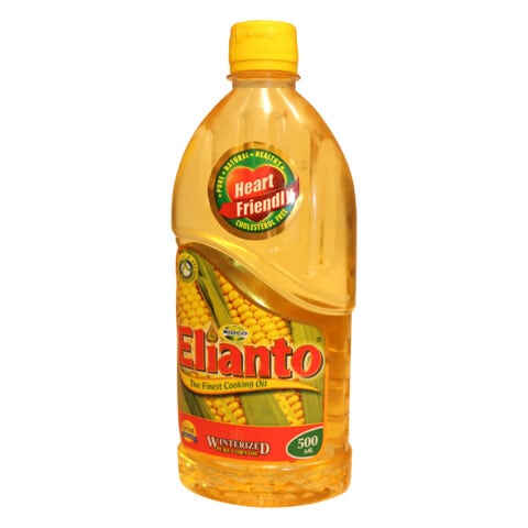 Buy Elianto Winterized Pure Corn Cooking Oil 500ml Online - Carrefour Kenya