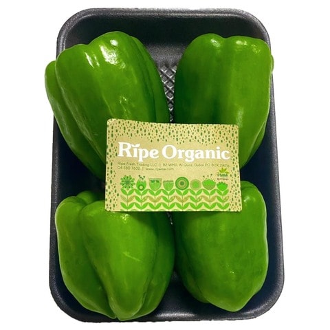 Ripe Organic Capsicum Green 500g price in UAE | Carrefour UAE ...