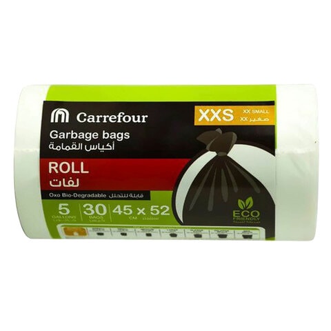 CRF TRASH BAGS WHITE 30 5G price in Kuwait | Carrefour Kuwait ...