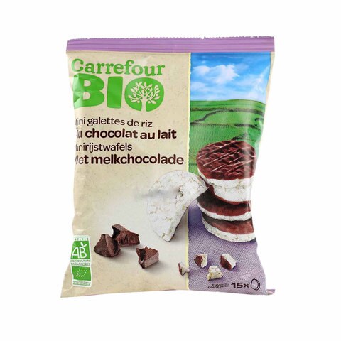Carrefour Bio Mini Milk Chocolate Rice Cakes 60g price in Saudi Arabia ...