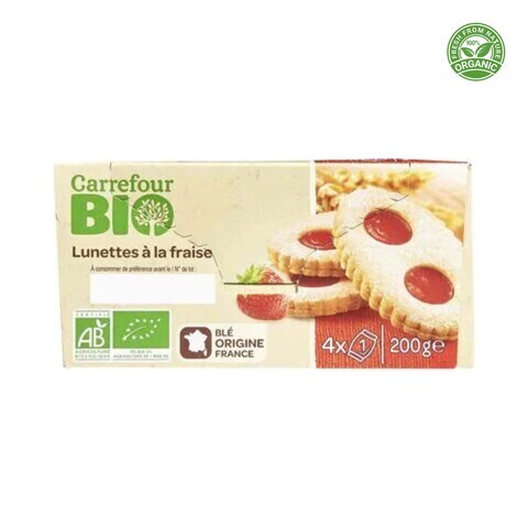 Carrefour Bio Strawberry Cookies 200g price in UAE | Carrefour UAE ...