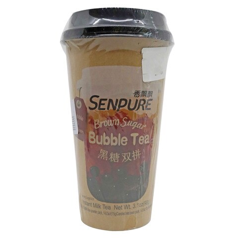 Senpure Brown Sugar Bubble Tea 90g price in UAE | Carrefour UAE ...