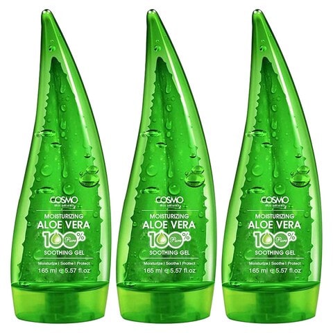 Cosmo Skin Naturals Aloe Vera Moisturizing Gel Green 165ml Pack of 3 ...