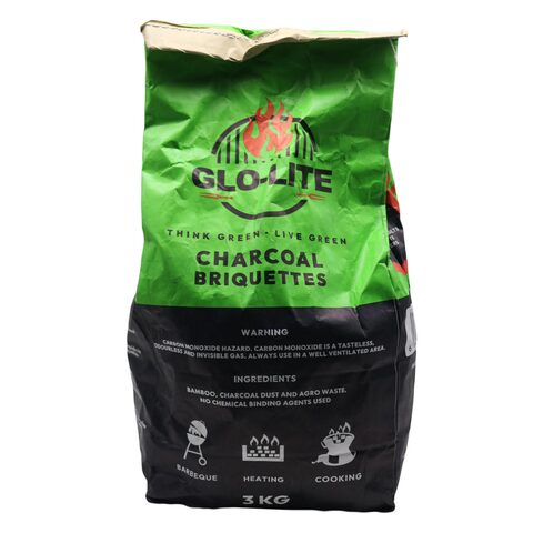 Buy GLOLITE CHARCOAL BRIQUETTES 3KG Online - Carrefour Kenya