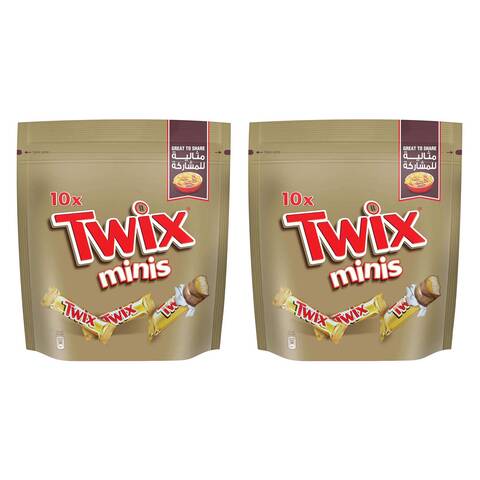 TWIX CHOCO MINIS TWIN PCK 200GX2 price in Kuwait | Carrefour Kuwait ...