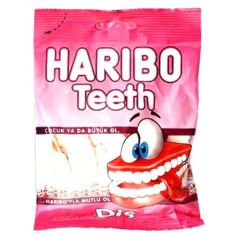 Buy Haribo Jelly Teeth - 80 Gram Online - Shop Food Cupboard on ...