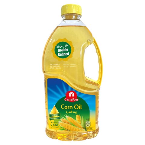 Carrefour Corn Oil 1.5L Pack of 2 price in UAE | Carrefour UAE ...