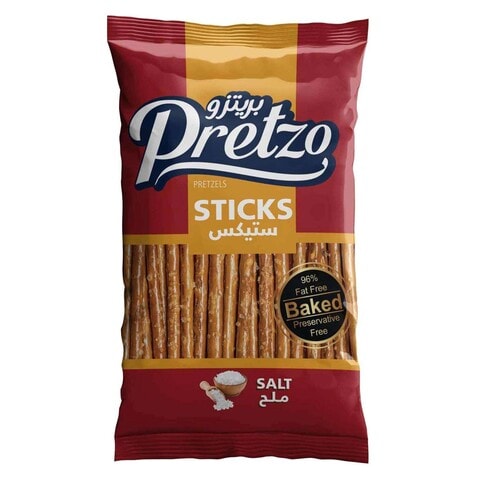 Buy Pretzo Pretzels Salt Sticks - 77 Gram Online - Shop Food Cupboard ...
