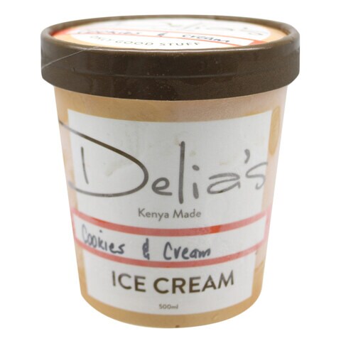 Buy Delia's Cookies And Cream Ice Cream 500ml Online - Carrefour Kenya