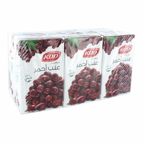 KDD RED GRAPE JUICE 250ML X6 price in Kuwait | Carrefour Kuwait ...