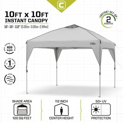 Core - 10 x 10 Instant Canopy price in UAE | Carrefour UAE ...