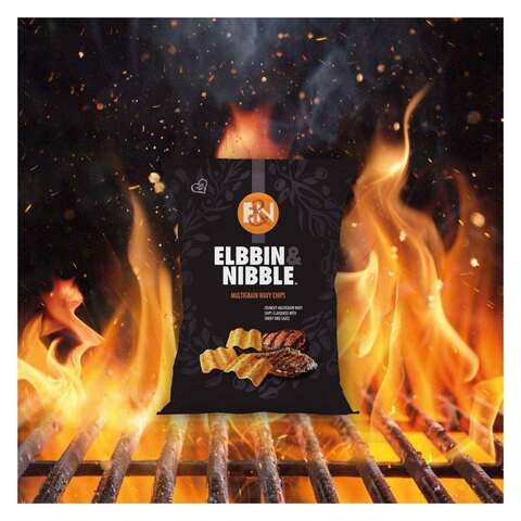 Buy Elbbin & Nibble Wavy Barbeque Chips Stick 60g Online - Carrefour Kenya