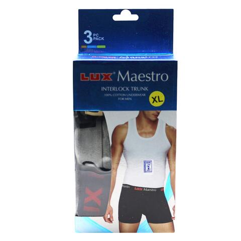 Buy Lux Maestro Boxers For Men XL 3 Pieces Online - Carrefour Kenya