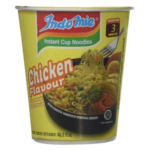 Indomie Chicken Flavour Cup Noodles 60g price in Kuwait | Carrefour ...