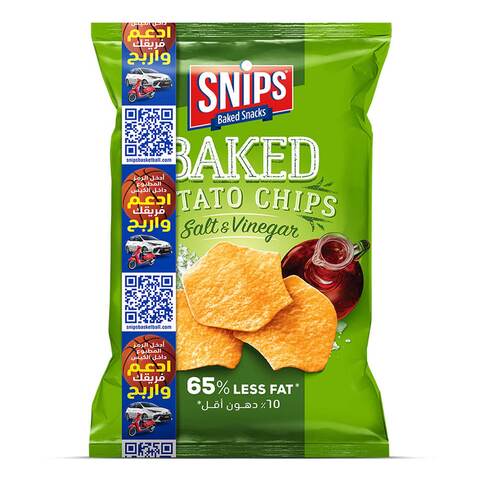 Buy Snips Potato Chips Salt And Vinegar 38GR Online - Shop Food ...