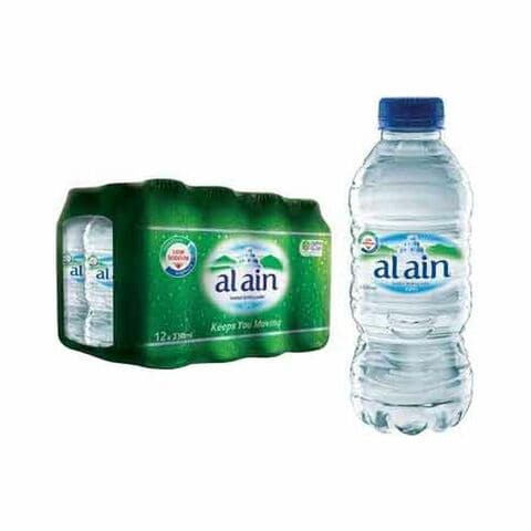 Al Ain Drinking Water 330ml Pack of 12 price in UAE | Carrefour UAE | supermarket kanbkam