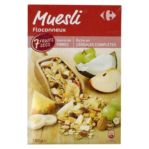 Carrefour Muesli 7 Fruits Cereal 750g price in Saudi Arabia | Carrefour ...