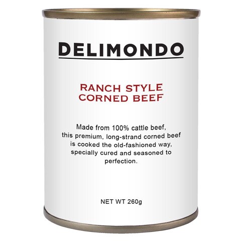 Delimondo Ranch Style Corned Beef 260g price in UAE | Carrefour UAE ...