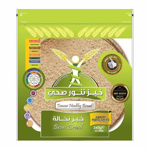 Tanour Healthy Bread Bran Bread 240g 6 Pieces price in Saudi Arabia ...