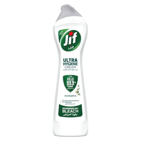 Buy Jif Ultra Antibacterial Hygiene Cream Eucalyptus 450ml Online ...