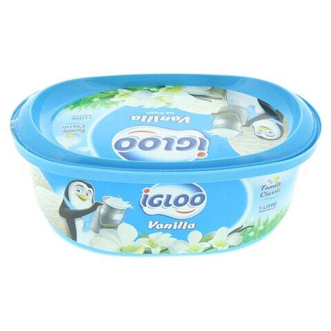 IGLOO VANILLA ICE CREAM 1L price in Kuwait | Carrefour Kuwait ...
