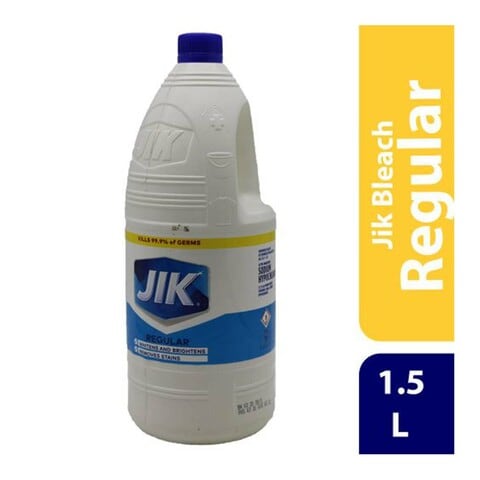 Buy JIK Regular Whitens And Brightens Stains Remover Bleach 1.5L Online ...