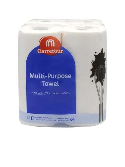 CRF KITCHEN TOWEL 2 PLY X 4 price in Kuwait | Carrefour Kuwait ...