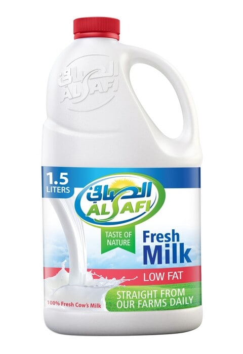 Al Safi Fresh Milk 1.5 L Low Fat price in Kuwait | Carrefour Kuwait ...