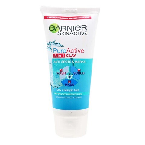 Buy Garnier Pure Active 3 In 1 Cleanser 50Ml Online - Carrefour Kenya