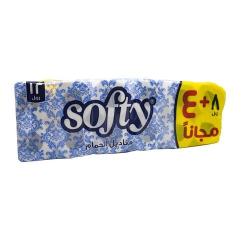 Softy toilet tissue 8+4 free price in Saudi Arabia | Carrefour Saudi ...
