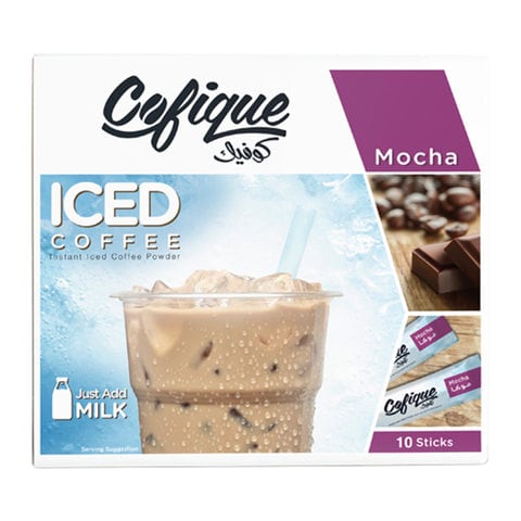 Cofique Mocha Instant Iced Coffee 24g price in Saudi Arabia | Carrefour ...