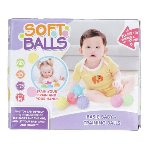 Buy Soft Balls Textured Multi Balls Set Online | Carrefour Pakistan