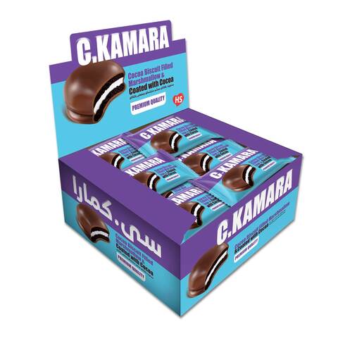 Kamara Cocoa Biscuit Filled with Mashmellow - 37 gram - 6 Pieces price ...