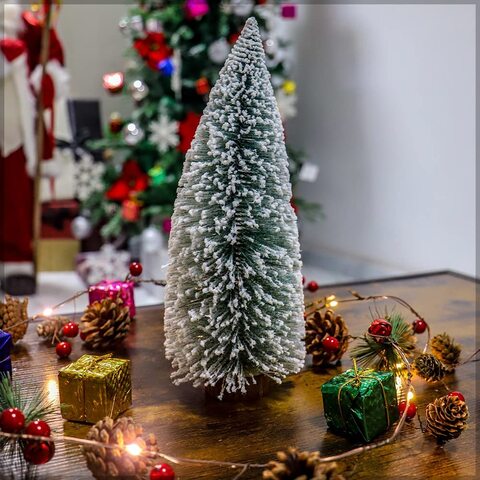 YATAI 30cm Mini Christmas Tree With Wooden Base price in UAE ...