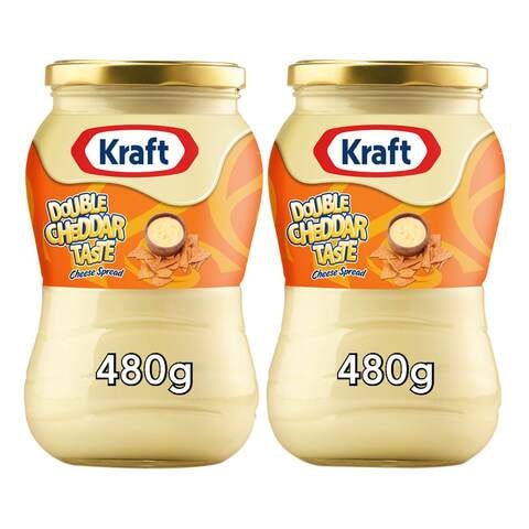 Kraft Double Cheddar Cheese Spread 480g Pack of 2 price in UAE ...