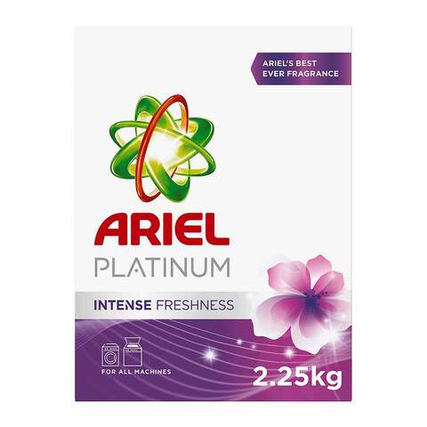 Ariel Platinum Intense Freshness Laundry Detergent Powder Stain-free ...