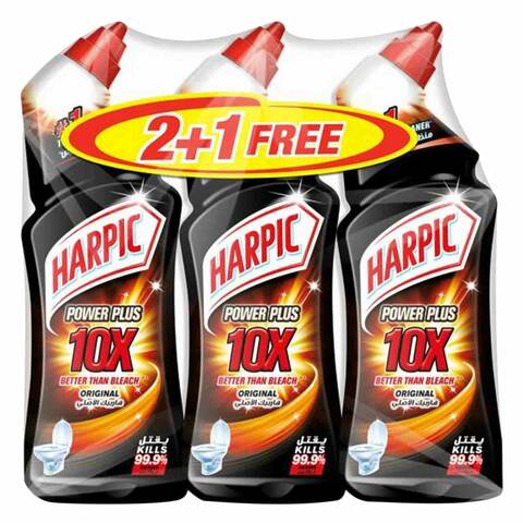 Harpic Power Plus Original Toilet Cleaner 750ml x3 price in UAE | Carrefour UAE | supermarket ...