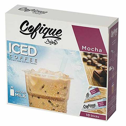 Cofique Mocha Instant Iced Coffee 24g x Pack Of 10 price in UAE ...