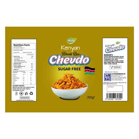 Buy C&R SUGAR FREE CHEVDO 500G Online - Carrefour Kenya