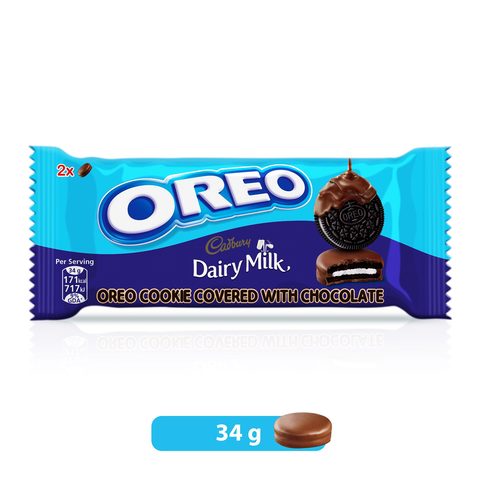Cadbury Dairy Milk Oreo Cookie Covered With Chocolate 34g price in ...