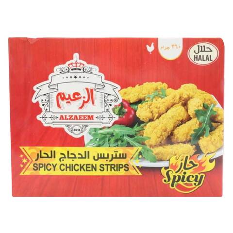 Alzaeem Spicy Chicken Strip 360g price in Kuwait | Carrefour Kuwait ...
