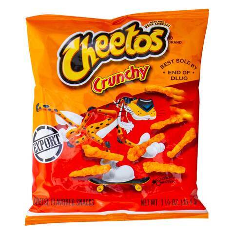 Cheetos Crunchy Cheese Snacks 35.4g price in Kuwait | Carrefour Kuwait ...