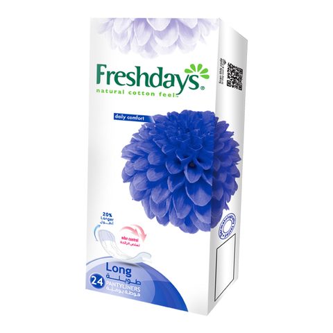 Freshdays daily comfort Long 24 pantyliners price in Saudi Arabia ...